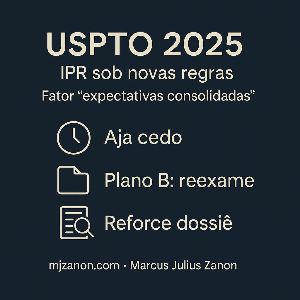 USPTO 2025: “Tríade letal” para desafios de validade? O que a guinada ...